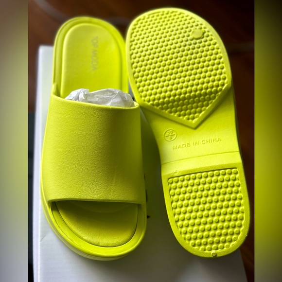 TOP Moda | Shoes | Top Moda Brooklyn Platform Slide Sandals | Poshmark